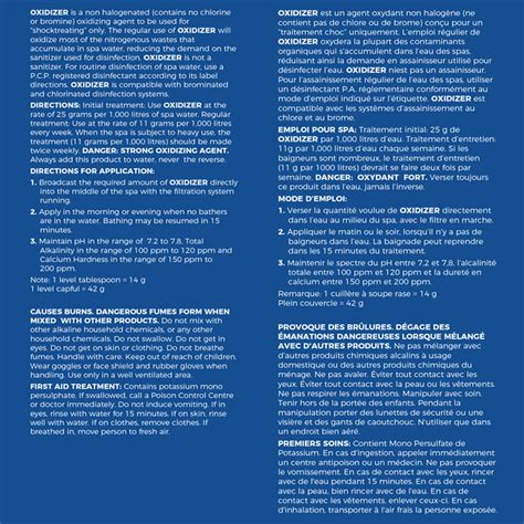 Pool Supplies Canada Spa And Pool Oxidizer Shock 950g Pool Supplies Canada