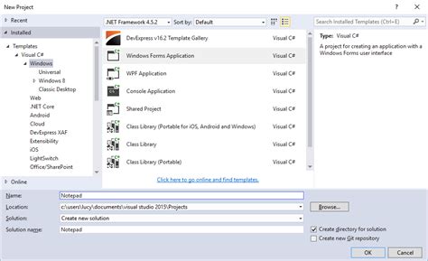 Windows Forms How To Make A Notepad In C