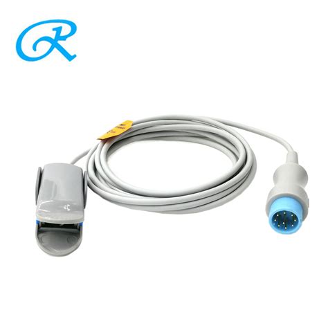 Biolight Q Series Adult Clip Spo2 Sensor 9 Pin For Biolight Patient Monitor