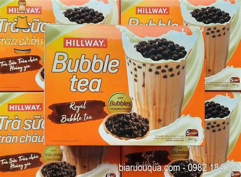 Trà Trân Châu Hillway Vị đào Thơm Ngon Giải Nhiệt Ngày Hè