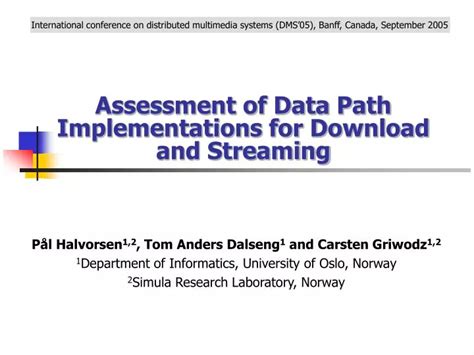 ppt assessment of data path implementations for download and