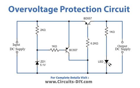 Simple Overvoltage Protection Circuit Electronic Circuit Projects