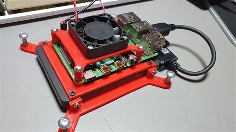 stl file raspberry pi 4 vesa mount case 100x100・model to download