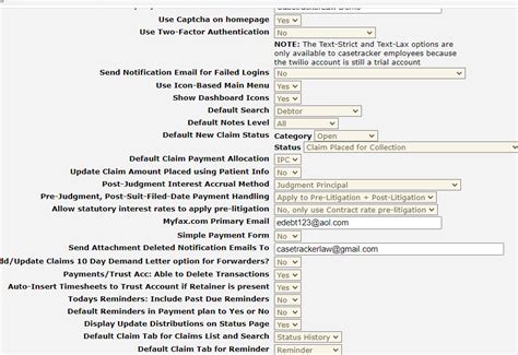 System Settings A Few New Defaults