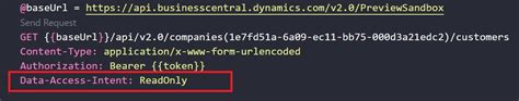 dynamics 365 business central apis and data access intent stefano