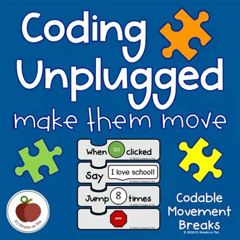 Coding Coding Unplugged Movement Cards Block Coding Movement