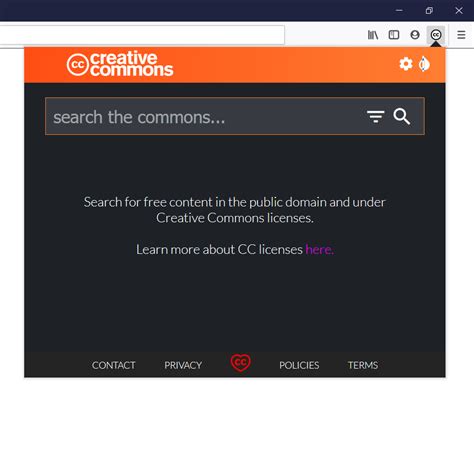 Cc Browser Extension Week 7 8 — Creative Commons Open Source