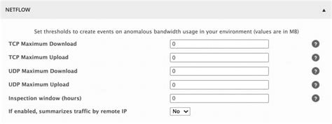 Netflow Event Controls