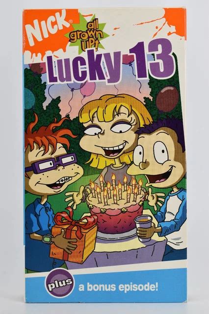 Rare Rugrats All Grown Up Lucky Vhs Promo Screener Copy Picclick Uk