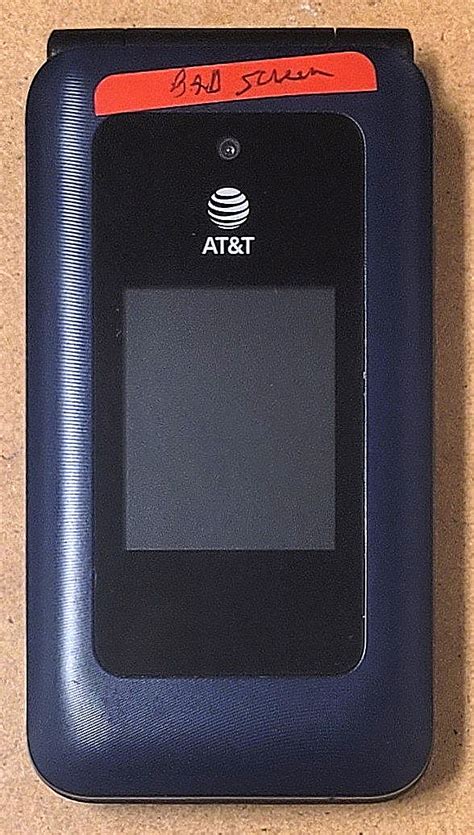 Tinno Cingular Flex 2 U1030aa Blue And Black Atandt 4g Volte Flip