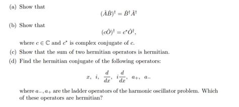 Solved a Show that AB ßt b Show that CÔ cột Chegg com