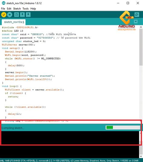 สอนใช้งาน arduino uno wifi r3 atmega328p esp8266 web server wifi ขาย arduino อุปกรณ์ arduino