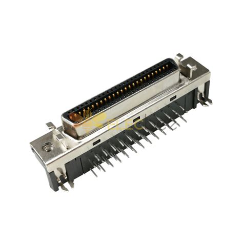 Scsi Connector 50pin Cn Type Right Angled Female Dip Type Pcb Mount