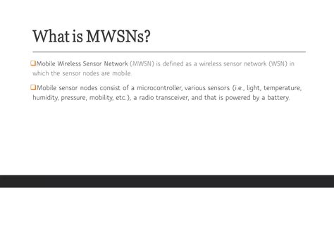 mobile wireless sensor network pdf
