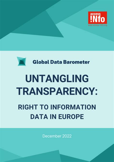 Data On The Implementation Of The Right Of Access To Information In