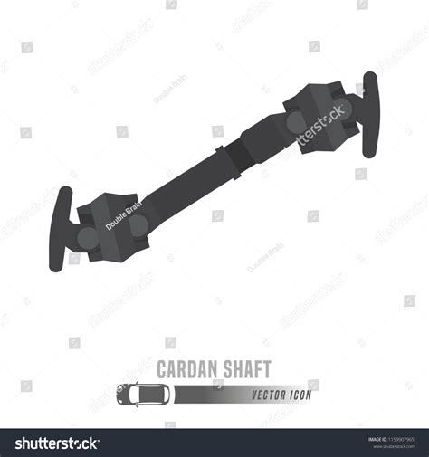 Cardan Shaft Image Spare Parts Icon Stock Vector (Royalty Free ...