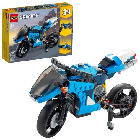 LEGO Creator 3in1 Superbike 31114 Motorcycle Building Toy (236 Pieces ...