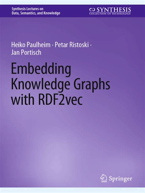 Synthesis Lectures On Data Semantics And Knowledge Heiko Paulheim