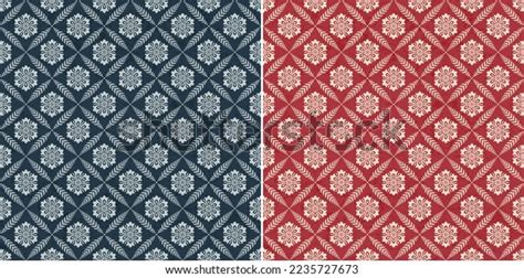 Traditional Textile Block Print Pattern Ajrakh Stock Vector Royalty Free 2235727673 Shutterstock