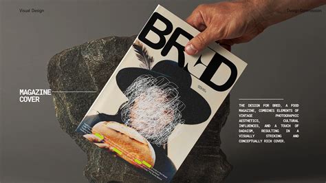 Editorial Design Bred Magazine Cover Behance