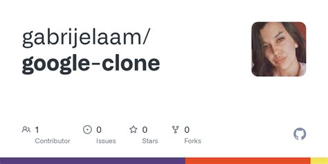 GitHub Gabrijelaam Google Clone