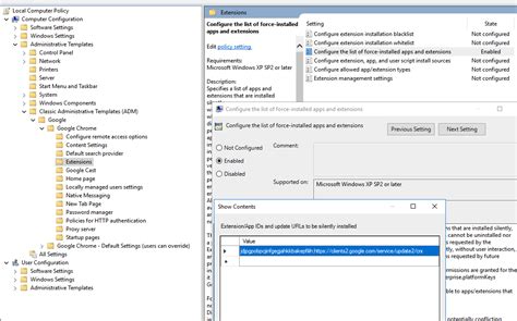 Windows Chrome Extension Disabled When ExtensionInstallForceList Is Set Stack Overflow
