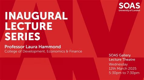Soas Inaugural Lecture Series Professor Laura Hammond Laura Hammond