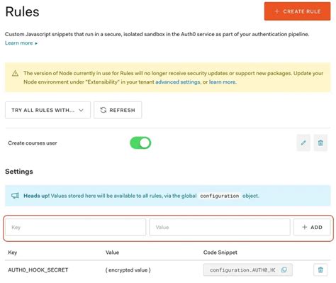 social login with github and auth0 rules