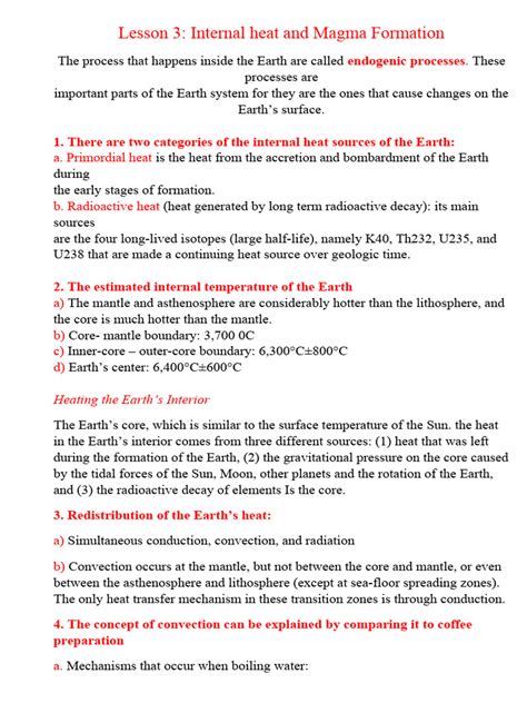 Note Taking Pdf Magma Geologic Time Scale