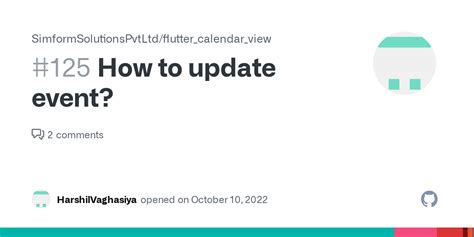 how to update event · issue 125 · simformsolutionspvtltd flutter calendar view · github