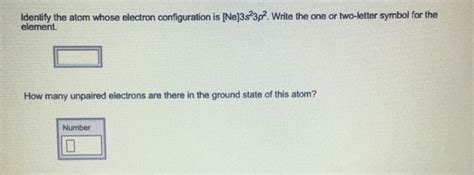 Solved Electron Configuration Problems Help Please