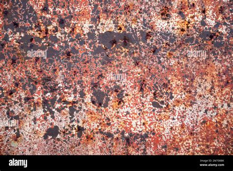 Rust Texture Rust Texture Colored In Red Background Colored Red