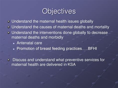Maternal health Hafsa Raheel Associate Professor & Consultant - ppt download