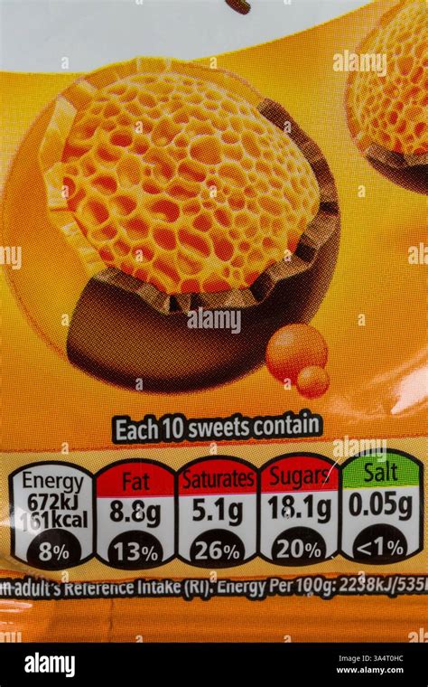 Nutritional Information Traffic Lights System Labelling Colour Coded Label Information On Packet