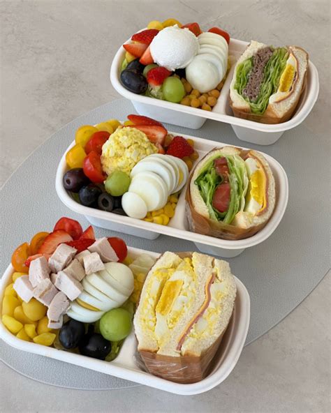 🥗다이어트세트 샌드위치 반쪽미니샐러드🥪 아이디어스