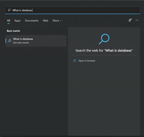 web search result not available in search ui r windows11