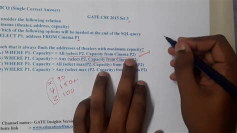 gate cse 2015 set 3 youtube