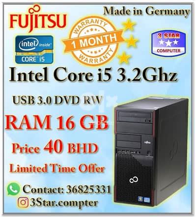 Limited Time Special Offer Gb Ram Fujitsu Core I Th Gen Desktop Pc Desktop Computers