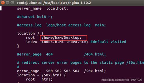 Ubuntu Nginx修改根目录 访问html页面ubuntu Nginx 修改根目录 Csdn博客
