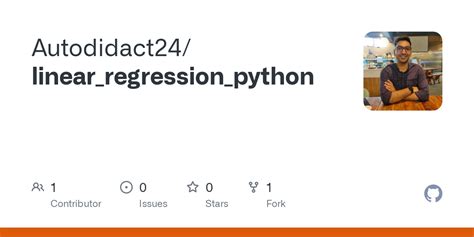 Github Autodidact24linearregressionpython
