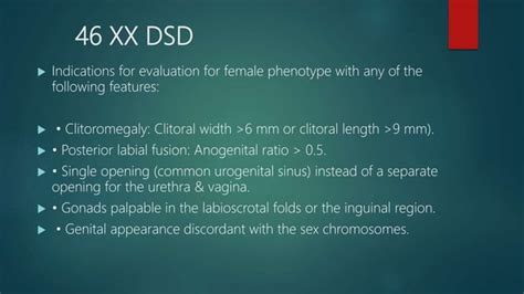 DISORDERS OF SEX DIFFERENTATION Pptx