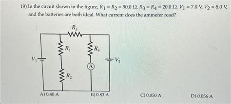 Solved In The Circuit Shown In The Figure Chegg Com