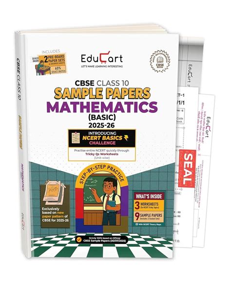 Educart Mathematics Basic Sample Papers 2025 26 Class 10