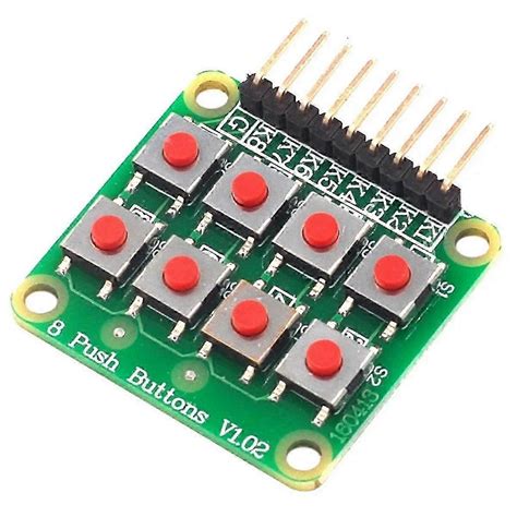 2x4 keypad 4x2 keypad 8 push buttons key board matrix keyboard button for avr pic 2x4 module avr