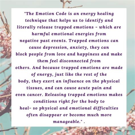 Emotion Code Sessions Coach With Jean Emotions Healing Coding