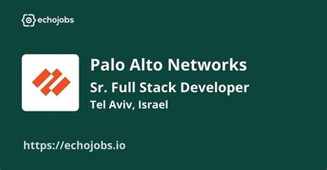 Palo Alto Networks Is Hiring Sr Full Stack Developer Prisma Cloud