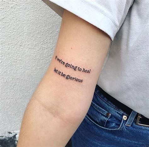 60 Tiny Quote Tattoos That Are Inspiring Uplifting And Encouraging