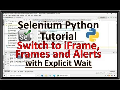 Selenium Python Iframe Selenium Python Iframe Switch Selenium Python Alert Handling