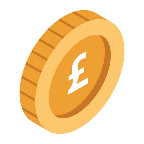 Unique Design Icon Of Pound Coin 14312821 Vector Art At Vecteezy