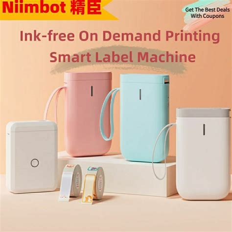 Ready Stock 🇲🇾 Niimbot D10 D11 Thermal Printer Bluetooht Printer Sticker Label Tag Custom Logo